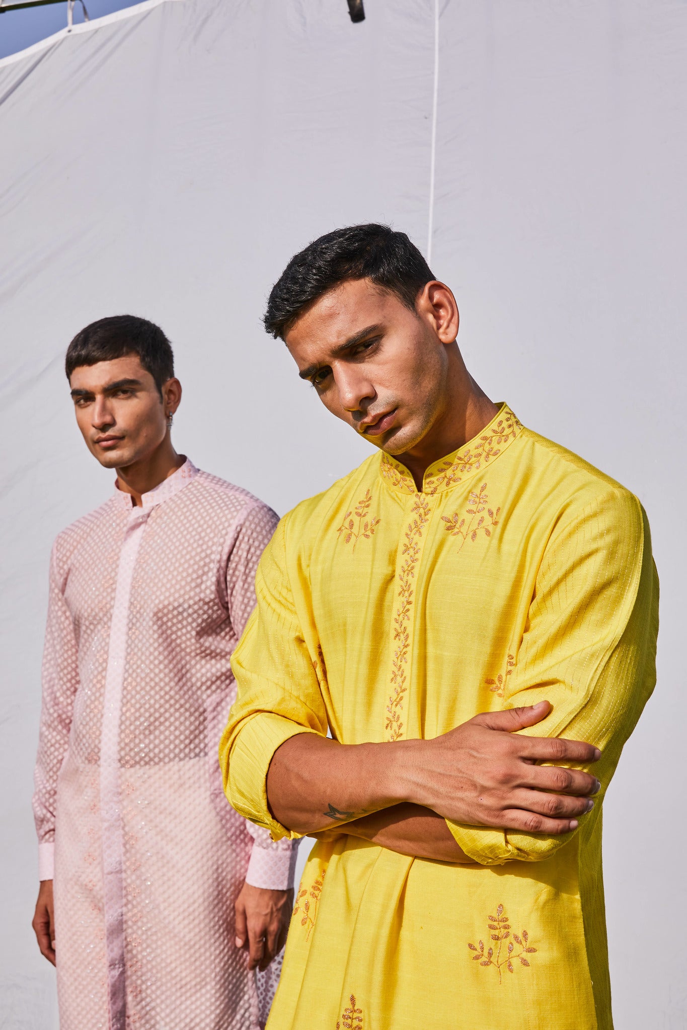 Golden Petala – TINT STUDIO | Menswear | Bandi | Bandhgala | Suits